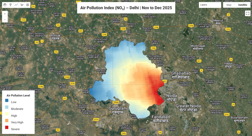 Tracking Air Pollution Using Geospatial Intelligence