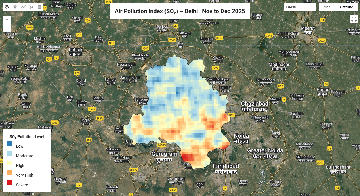 Tracking Air Pollution Using Geospatial Intelligence